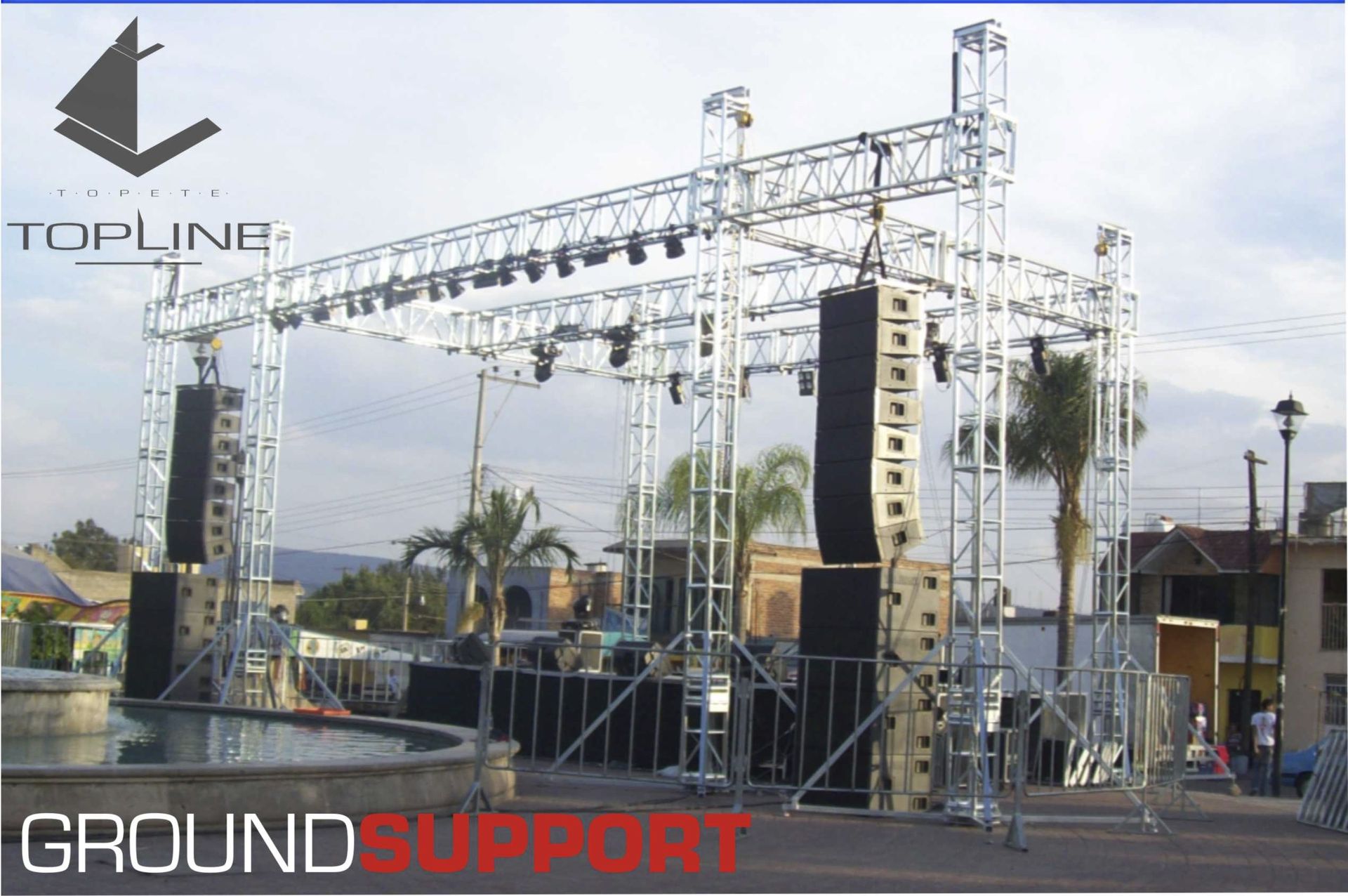 GROUND SUPPORT ALUMINIO | Topline